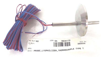 NEW WCB/RJ 3A ASME BPE 316L 727 PROBE LYOPHILIZER THERMOCOUPLE TYPE T ...
