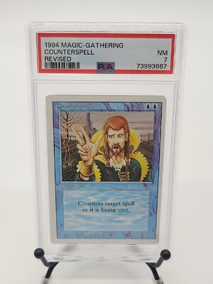 PSA 7 1994 MTG MAGIC THE GATHERING REVISED COUNTERSPELL | eBay