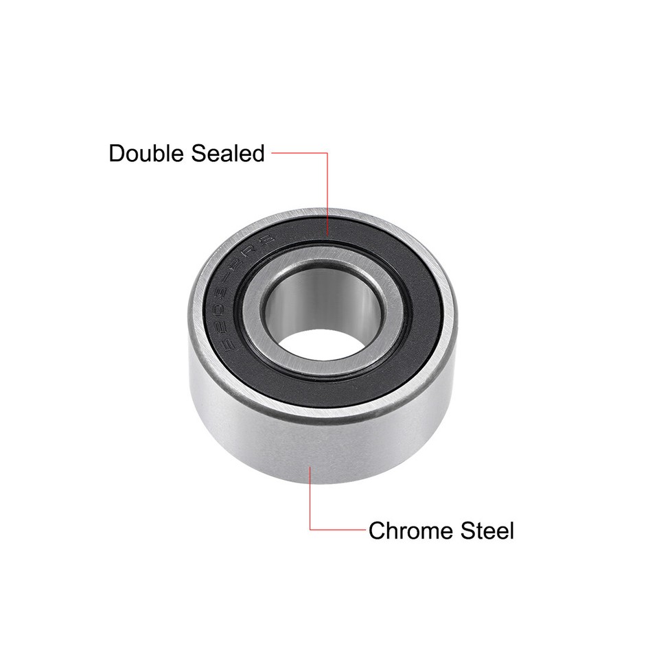 3203-2RS Angular Contact Ball Bearing 17x40x17.5mm Sealed Bearing 5203 ...