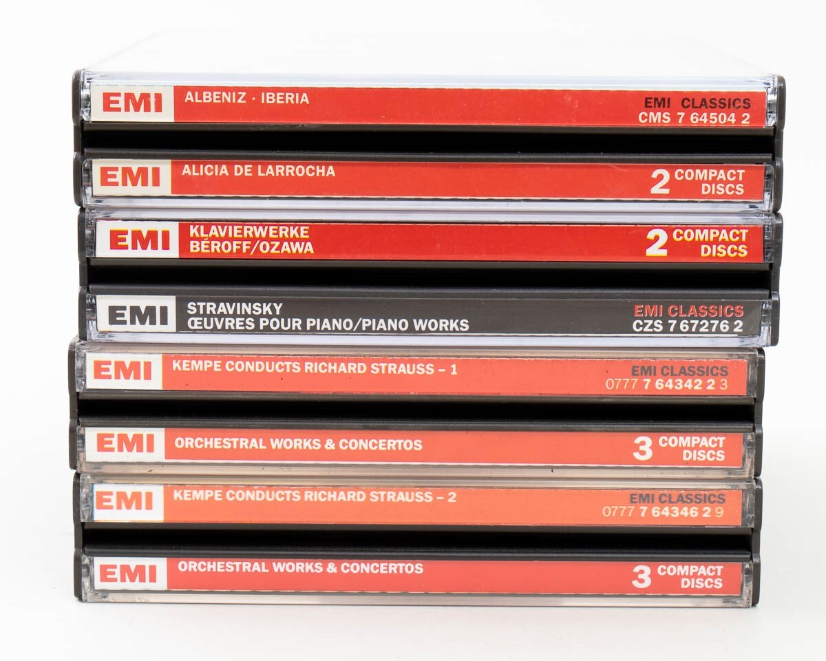 10 EMI Classics CDs Classical Kempe Conducts Strauss 1 & 2 Stravinsky ...