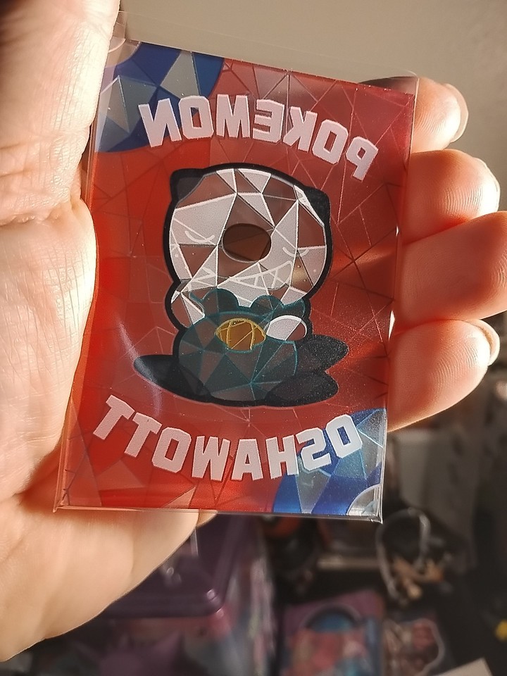 Pokémon Chinese Elf Eif Origin Collection Oshawott Stained Glass ...