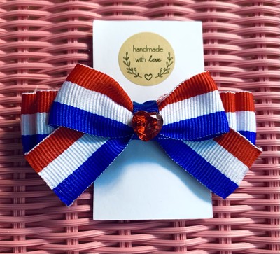 Croatian flag hair accessories gift hair bows hrvatski birthday gift ...