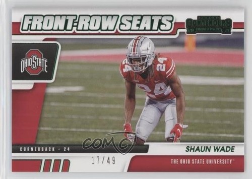 2021 Contenders Draft Picks Front Row Seats Green /49 Shaun Wade #12 ...