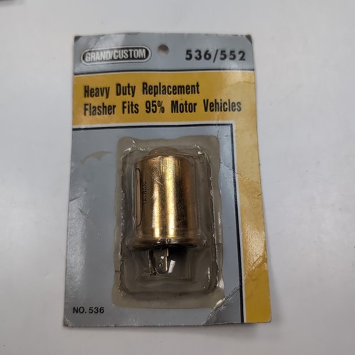 NOS GRAND/CUSTOM HEAVY DURY REPLACEMENT 12V Flasher 536 552 | eBay