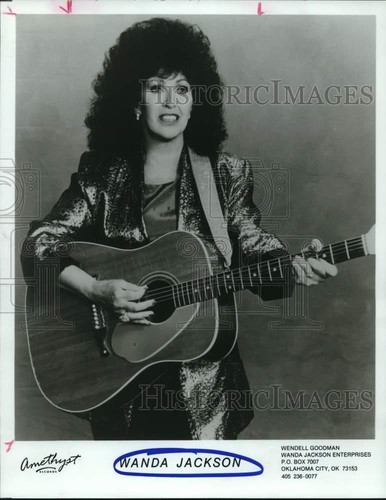 1989 Press Photo Singer Wanda Jackson - hcp61823 | eBay