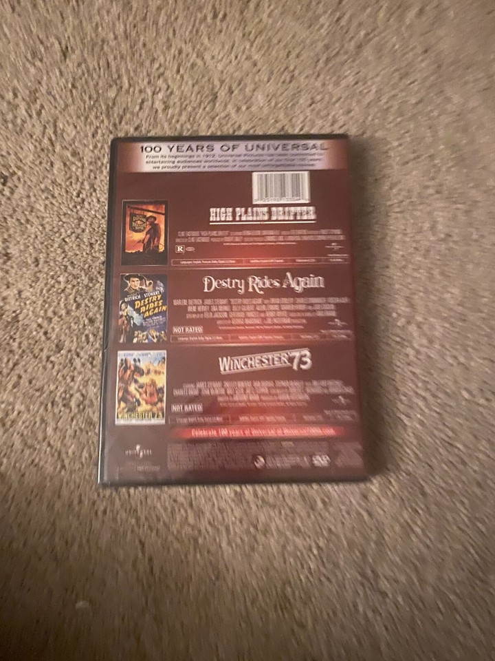 HIGH PLAINS DRIFTER / DESTRY RIDES AGAIN / WINCHESTER '73 DVD NEW ...