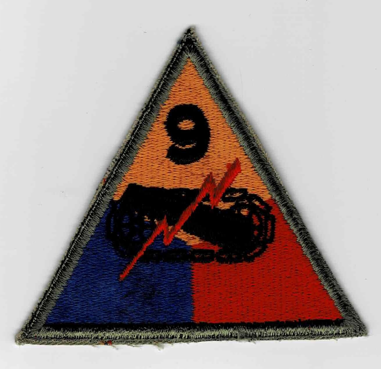 US Army WWII 9th Armored Division patch. | eBay