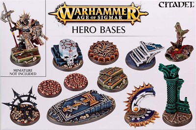Citadel Hero Bases (40mm, 32mm, 90x52mm) - Warhammer Age of Sigmar ...