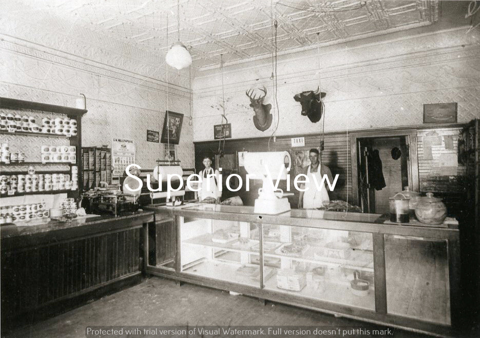 Old Time Butcher Shop Huge Vintage Meat Market Old General Store Deer ...