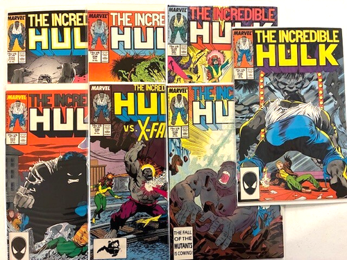 The Incredible Hulk-Comic Lot of 7-#332-334, 336-339 -Todd McFarlane ...