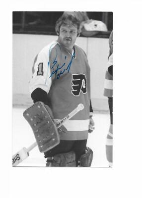 BERNIE PARENT Autographed Signed 3.5" x 5.5" Postcard Philadelphia ...