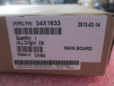 IBM Lenovo 04X1633 System Board i5-3427U Y-AMT Y-TPM Standard N ...