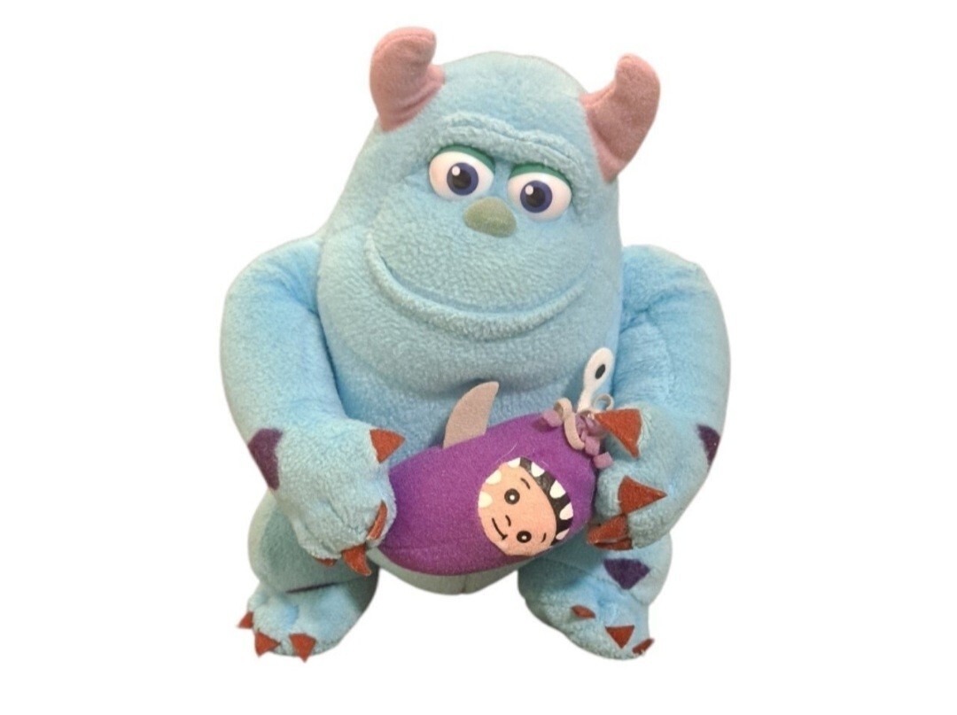 Rare Disney Pixar Monsters Inc Sulley and Boo Plush Doll Toy Sega Japan ...