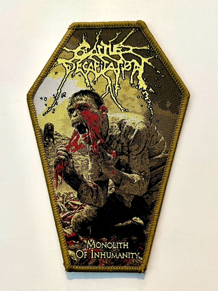 Cattle Decapitation - Monolith of Inhumanity BROWN Border Licensed Woven Patch | eBay