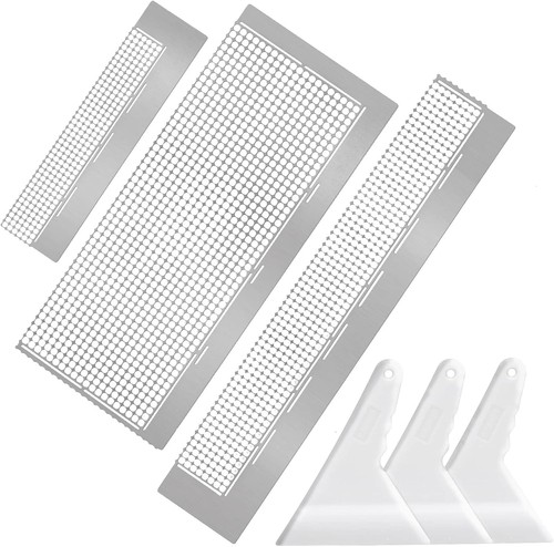 Stainless Steel Diamond Art Ruler 3Pcs, 5D Drawing Grid Tool w/ Fix ...