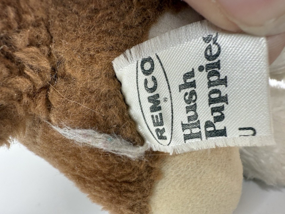 Vintage Hush Puppies Plush Sad Eyes Basset Hound Puppy Dog 11” Remco ...
