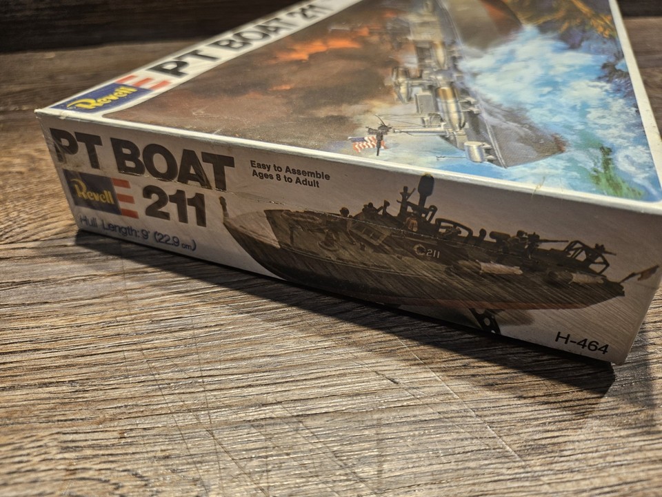 Vintage Revell - PT Boat 211 - Model Kit H-464 - NEW FACTORY SEALED | eBay