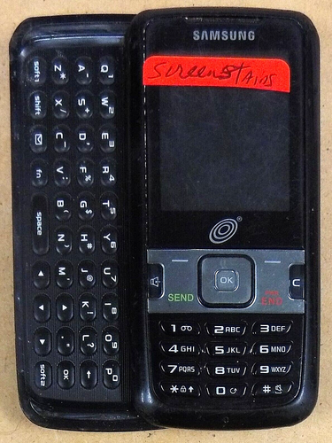 Samsung Messager SCH-R451C - Black ( Straight Talk ) Very Rare Slider ...