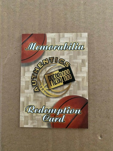 1999 Press Pass Authentics Expired Redemption Richard Hamilton ...