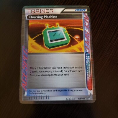 Dowsing Machine 128/135 Ace Spec Ultra Rare Plama Storm Pokemon Card ...