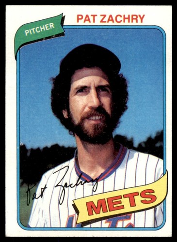 1980 TOPPS PAT ZACHRY NEW YORK METS #428 | eBay