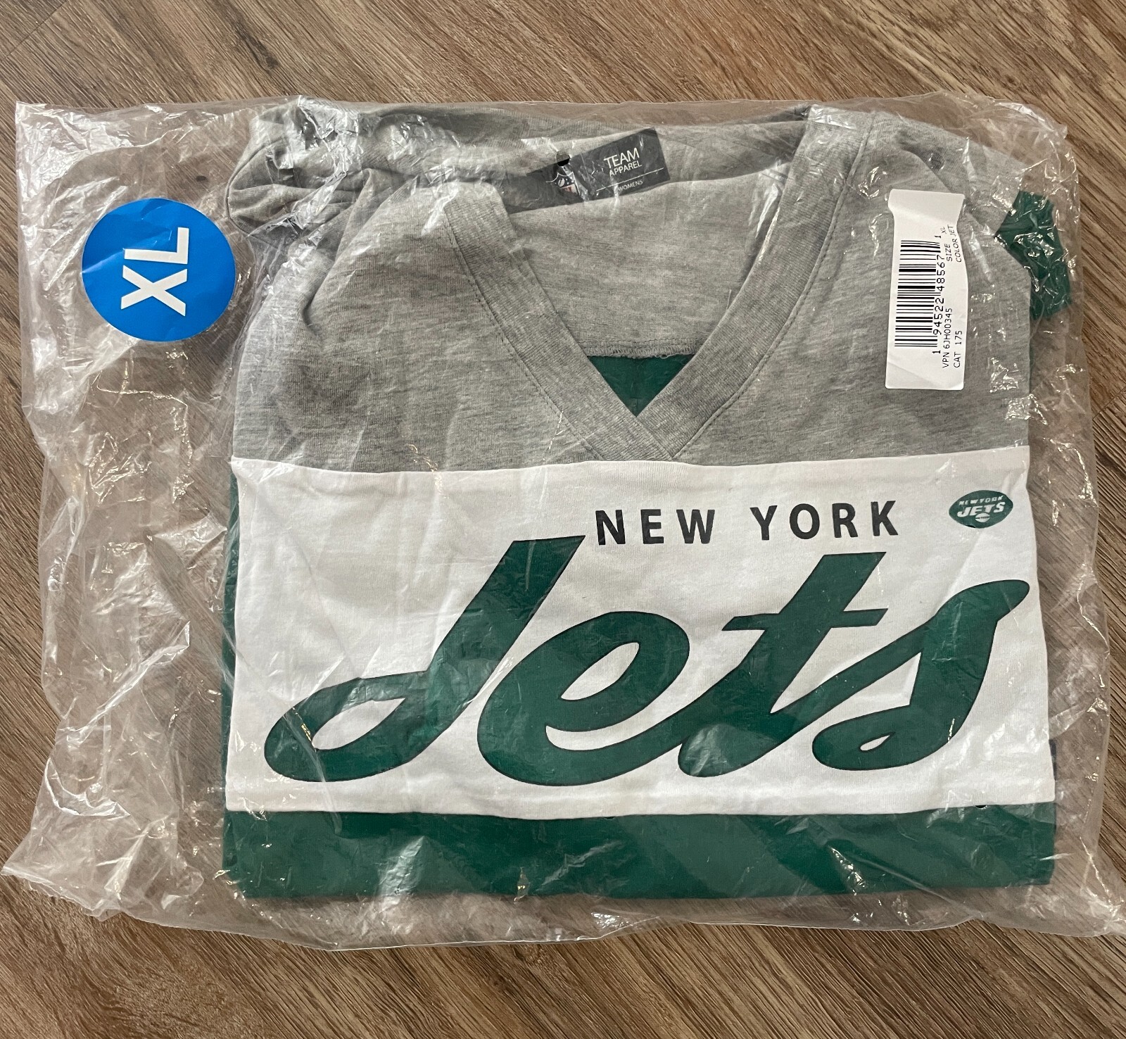 NEW Women's NFL Rhinestone Shirt, Sparkly Sequin V Neck, NY Jets, New ...