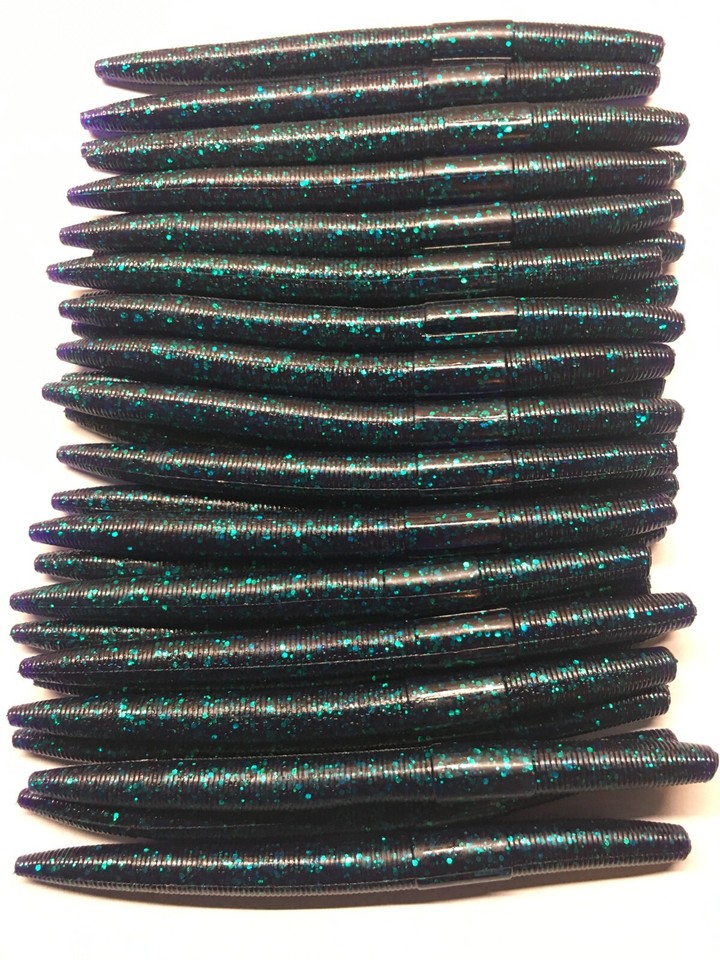 20 Count 5" Inch Senko Style Stick Bait Soft Plastic Bass Fishing | eBay