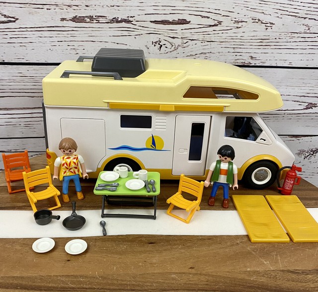 PLAYMOBIL 5928 Family Camper RV Van People Accessories for sale online ...
