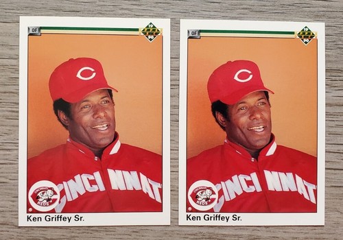 2 card lot 1990 Upper Deck Ken Griffey #682 Cincinnati Reds | eBay