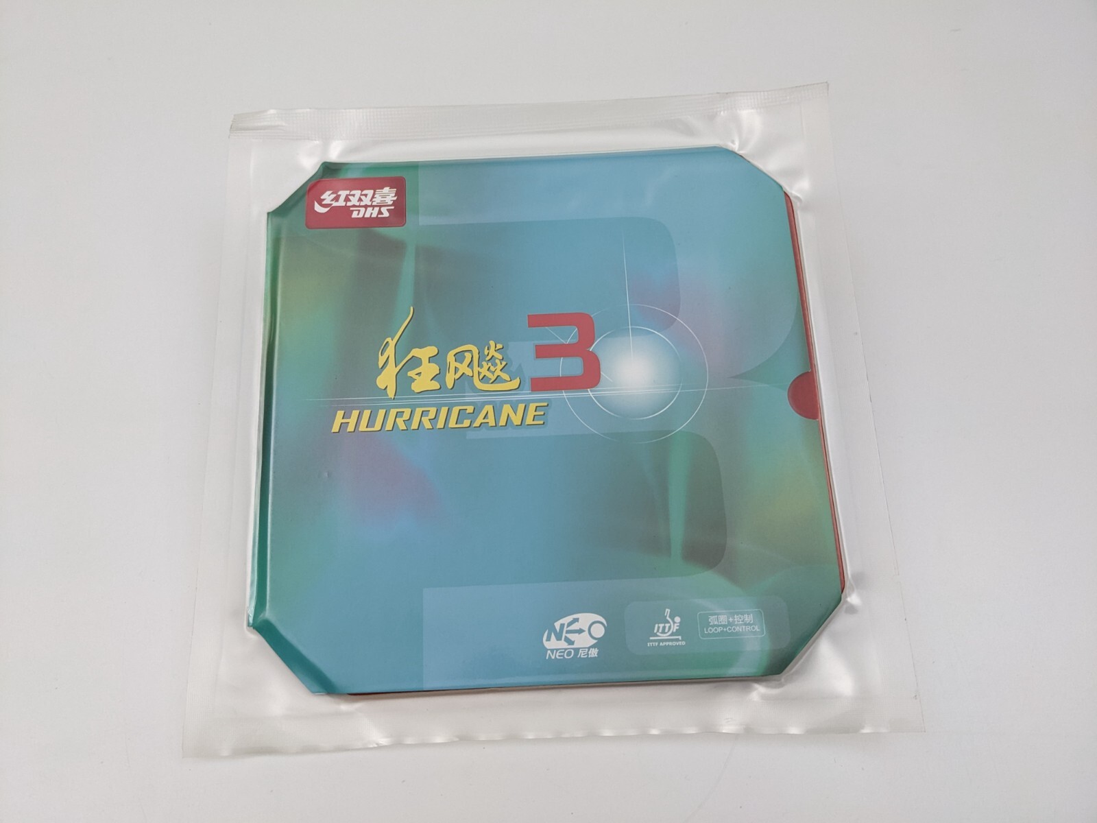 Pre-Assembled Table Tennis Racket DHS Long 5X Blade Hurricane 3 Neo ...