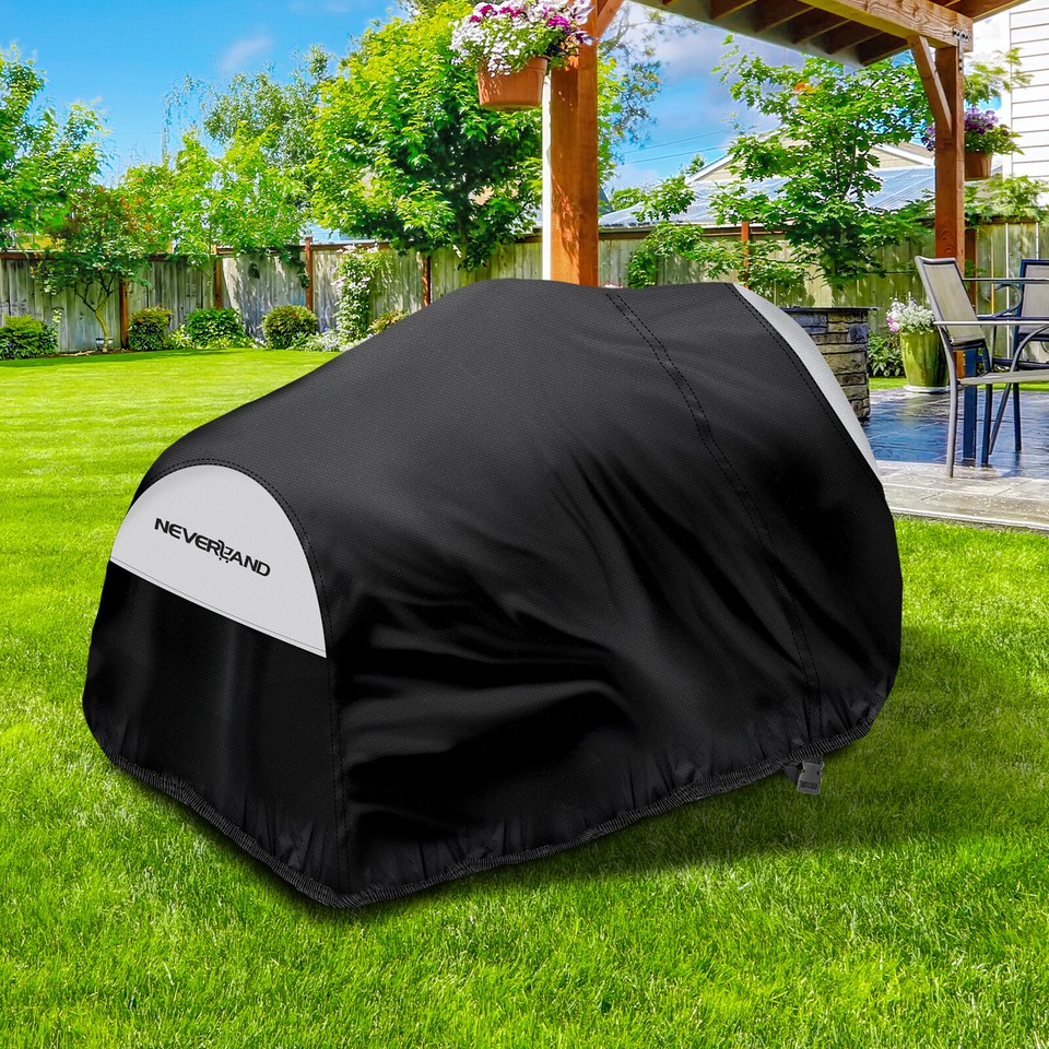 Heavy Duty Lawn Mower Tractor Cover UV Dust Snow Waterproof Fit Decks ...