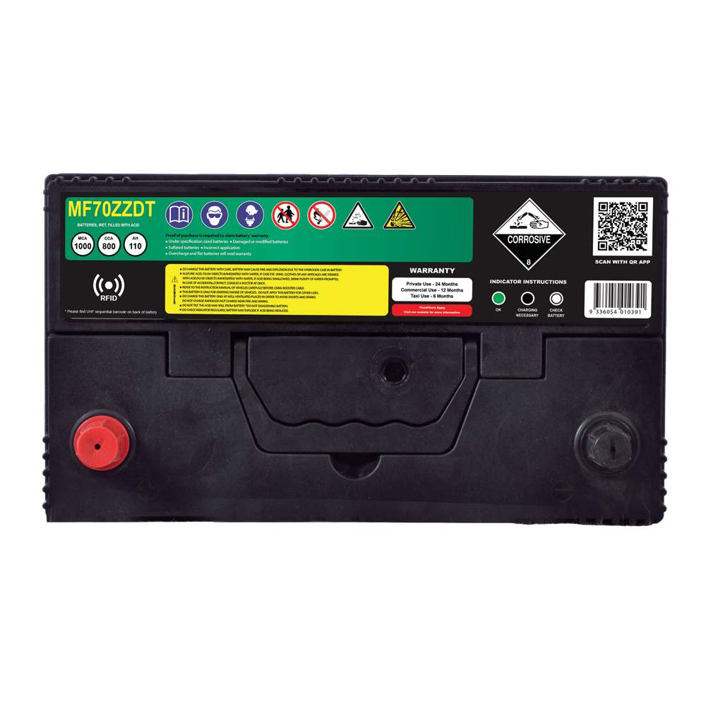 12v 110ah >100ah deep cycle 4wd caravan battery N70ZZ 800cca | eBay ...