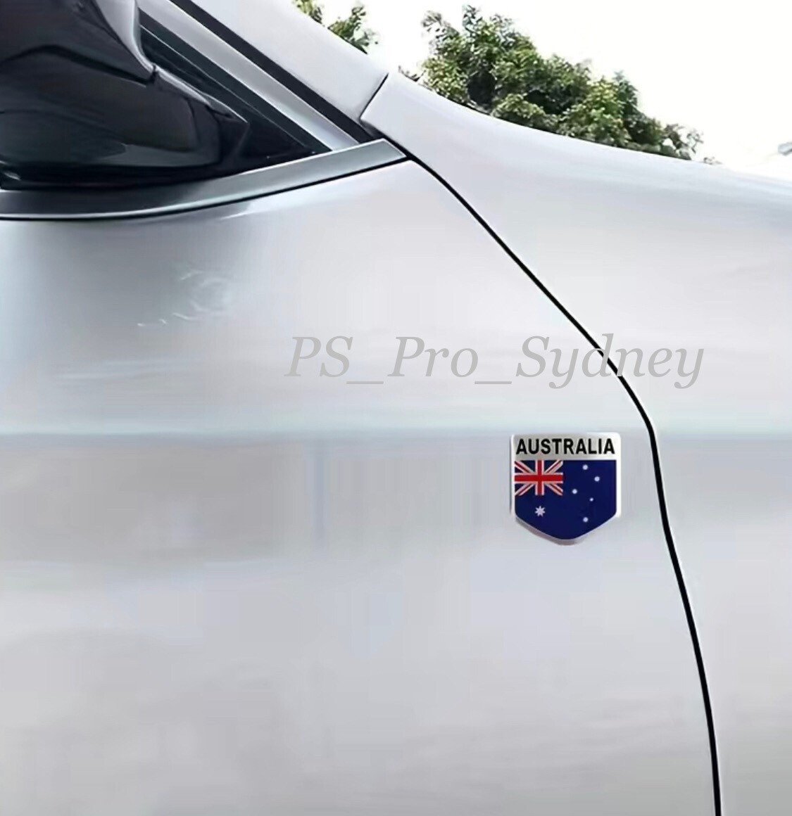 Australian Flag of Australia Aluminum Car Emblem Badge Decal Sticker ...