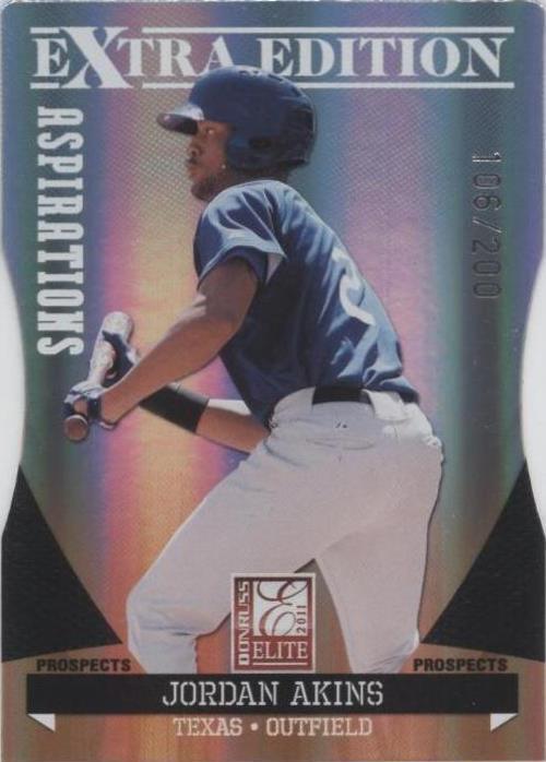 2011 Donruss Elite Extra Edition - Prospects Jordan Akins #26 ...
