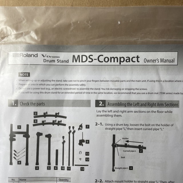 Roland MDS Compact V-drum Rack for Electric Drums for sale online | eBay