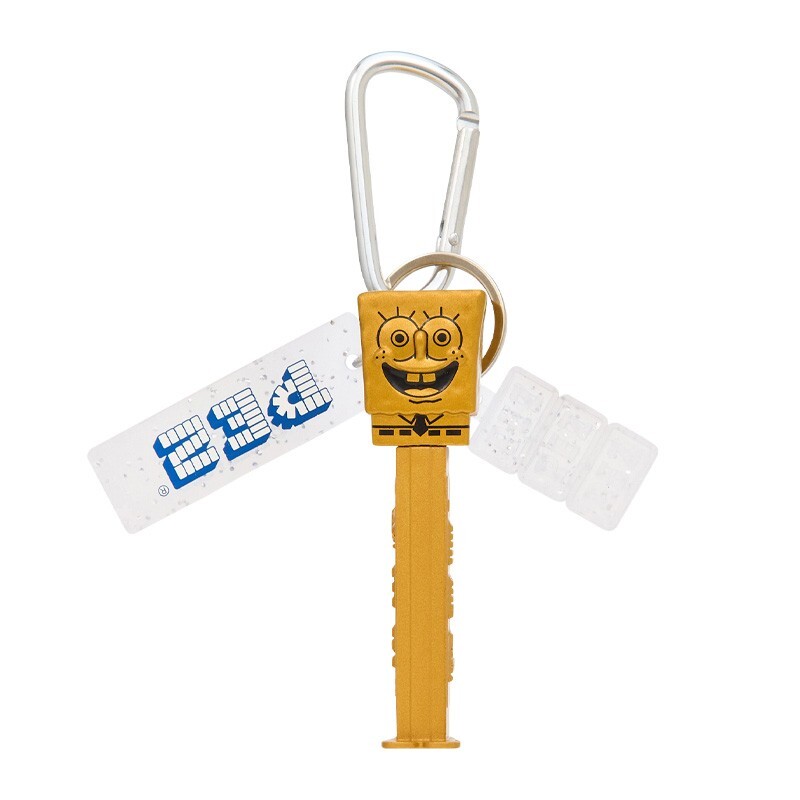 PEZ Gold SpongeBob Key Charm Carabiner 25th Anniversary /JAPAN | eBay