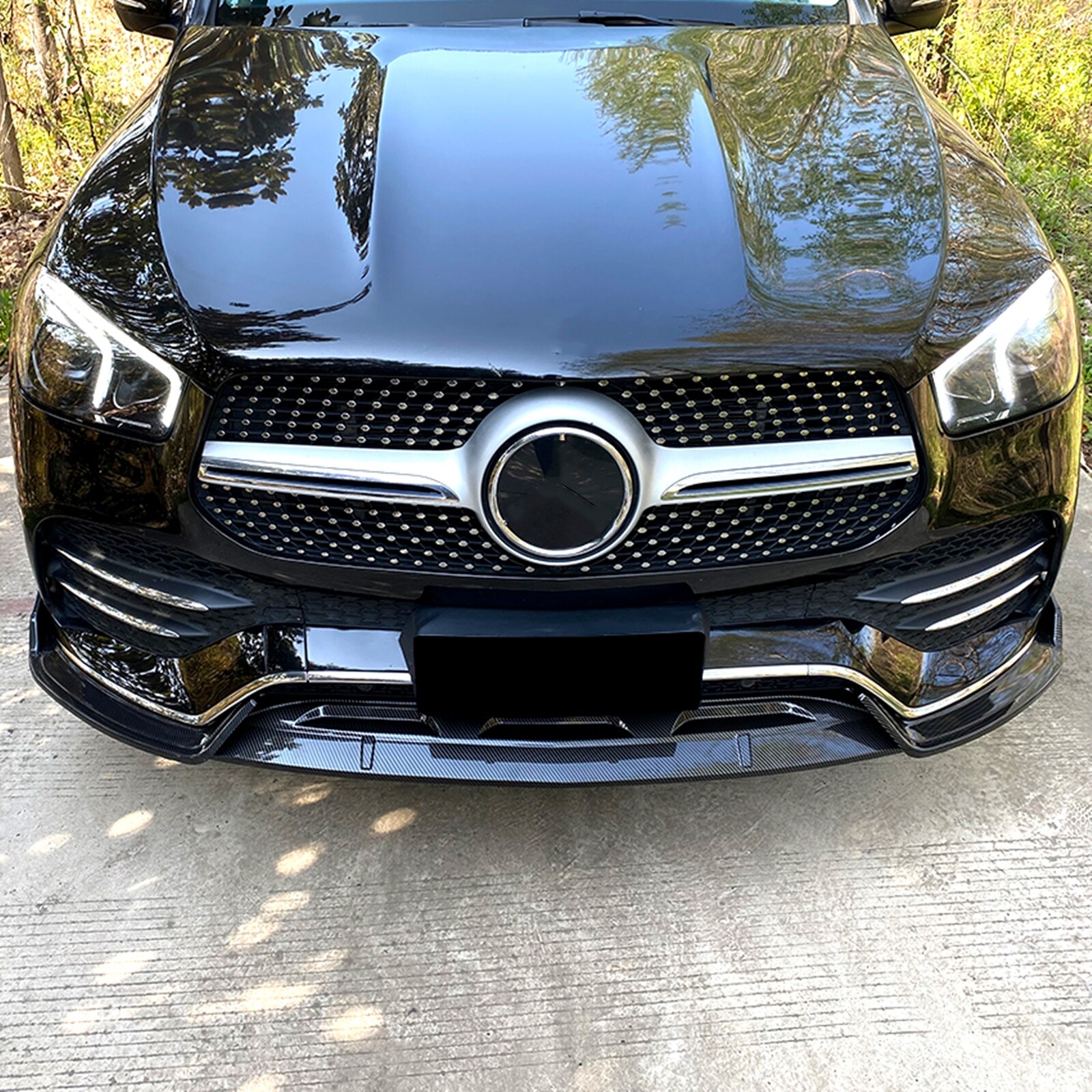 Front Spoiler+Rear Trunk Splitter Wing For Mercedes Benz GLE W167 C167 ...