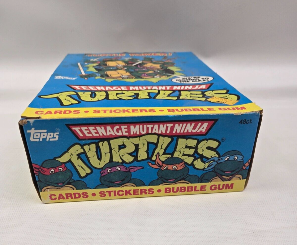Teenage Mutant Ninja Turtles Trading Card Box 48 unopened wax packs ...