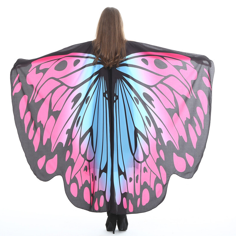 A beautiful butterfly cloak festival dance cape of Europe and America ...