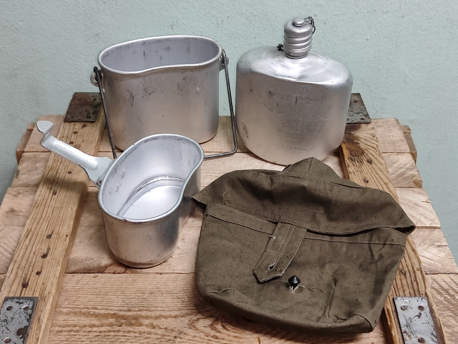 USSR Soviet Russian VDV Paratrooper Canteen Mess Kit Airborne Water ...