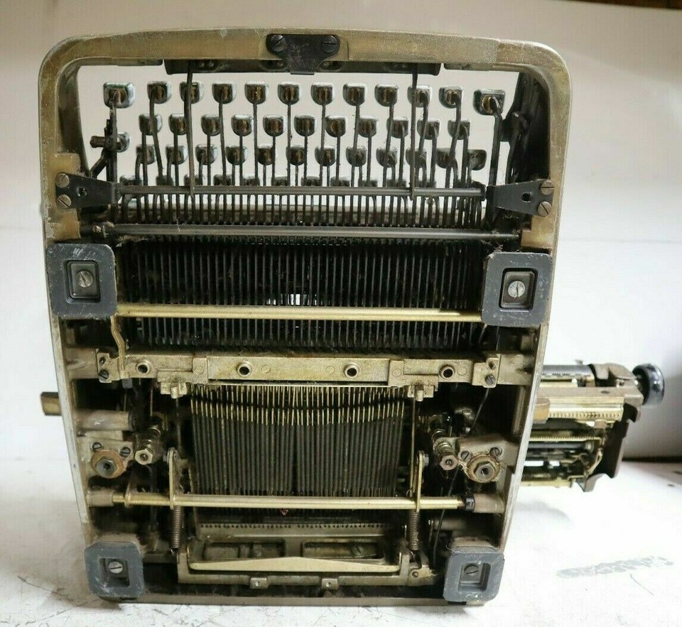 Antique 30s/40s Vintage Royal Touch Control Brown Typewriter *Needs ...