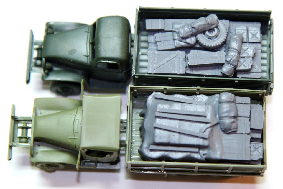 1/72 Scale (2 Pack) Allied Truck Blobs/Loads Set "AT1" - Resin Value ...