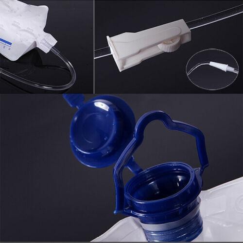 Reusable Enema Bag Colon Cleanse Kit 1200ml with Anal Cleaner for Home ...