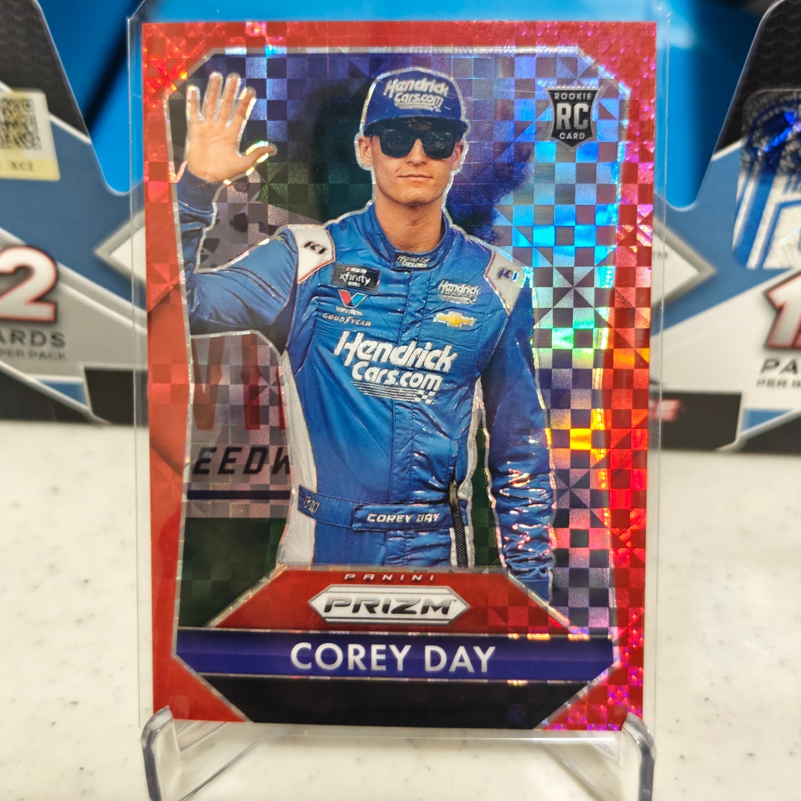 COREY DAY 2025 PANINI PRIZM RACING THROWBACK #181 RED POWER PRIZM 113/ ...