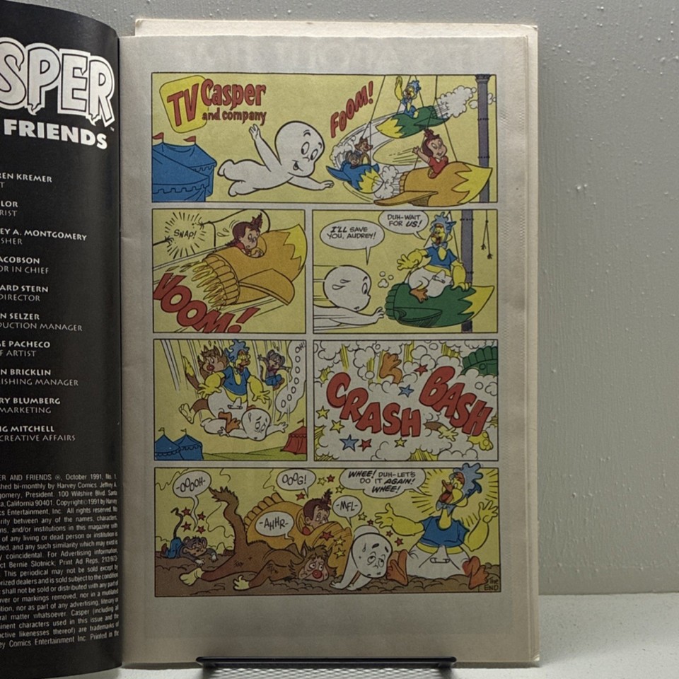 Harvey Comics Casper and Friends #1 Comic Book Oct 1991 Warren Kremer ...