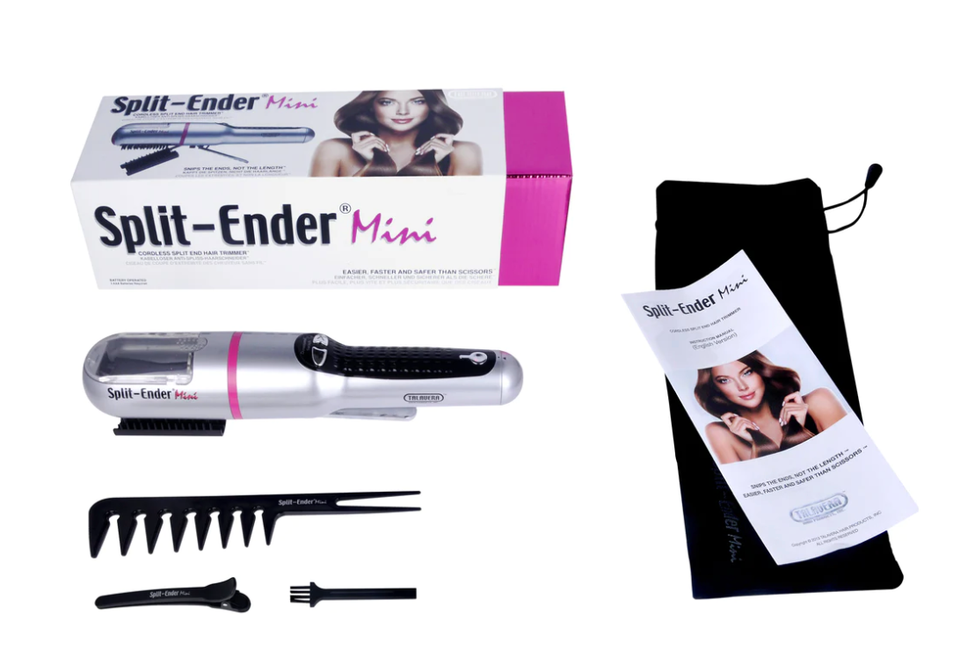 Split Ender MINI Pink Fix Split Ends Hair Clipper for Broken Hair Ends ...