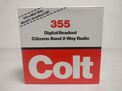 Colt 355 Digital Readout 40 Channel Citizens Band Radio - New, Open Box ...