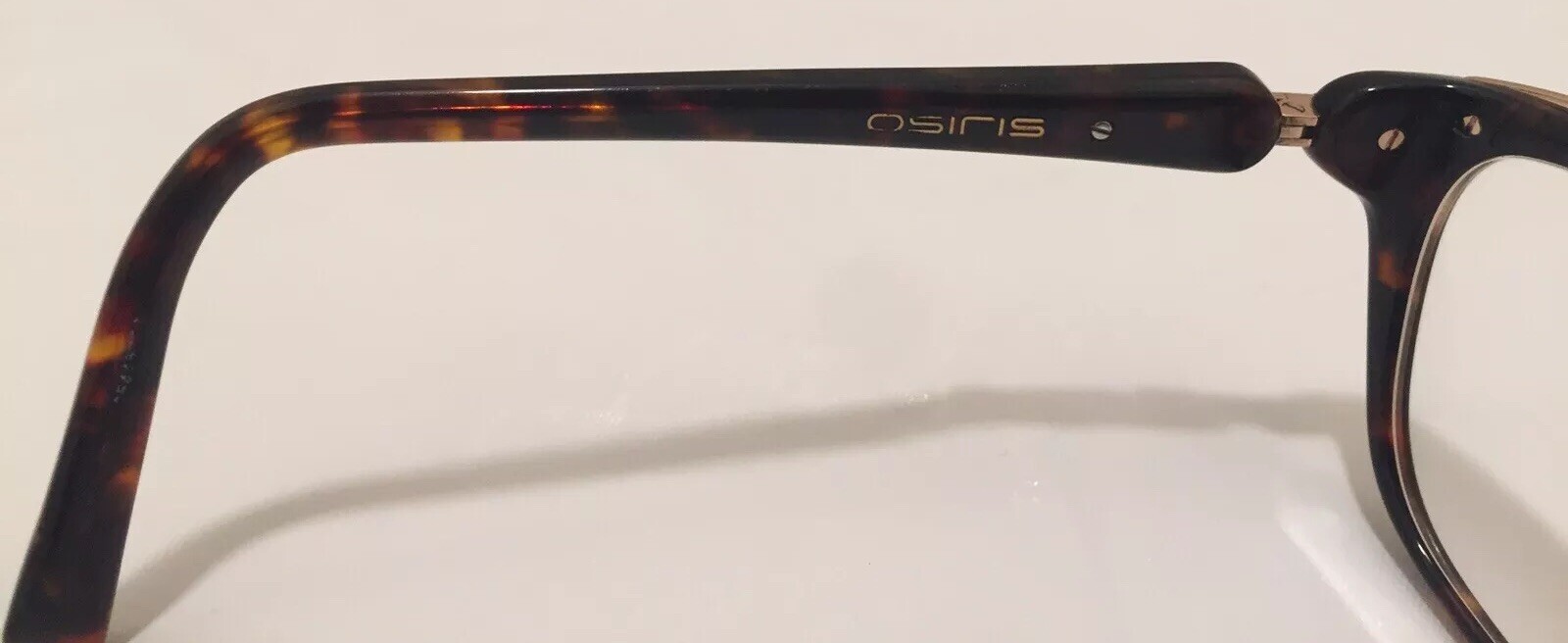 Osiris Eyeglasses Frame Model B34 25445862 Tortoise W Golden Details | eBay
