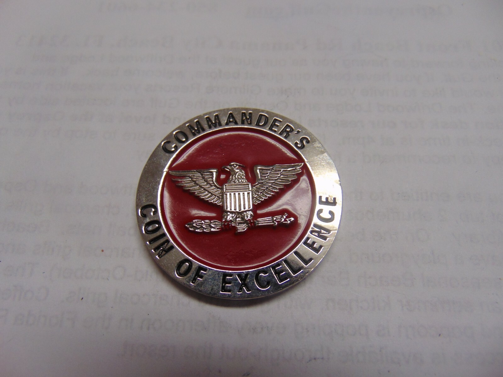 CHALLENGE COIN COLONEL COMMANDER 501ST CSG WE PRODUCE CHAMPIONS OF ...