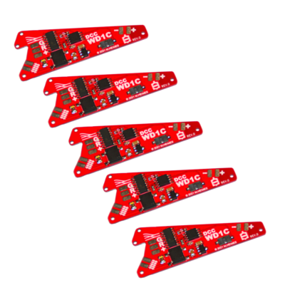 5x Home WD1C Point Decoder DCC Fits Märklin/Trix C-Track Soft Saver Set ...